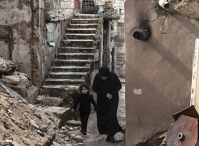 Syria: Survival in the devastated city of Aleppo | International ...