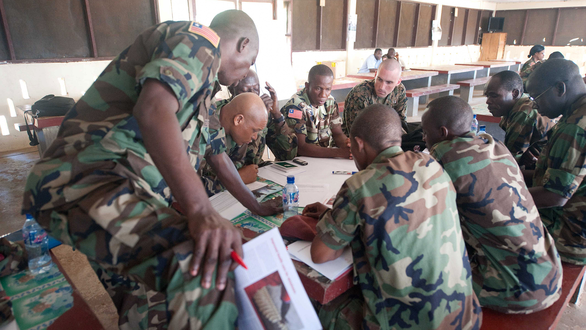 Liberian army sets out to protect health-care workers | International ...