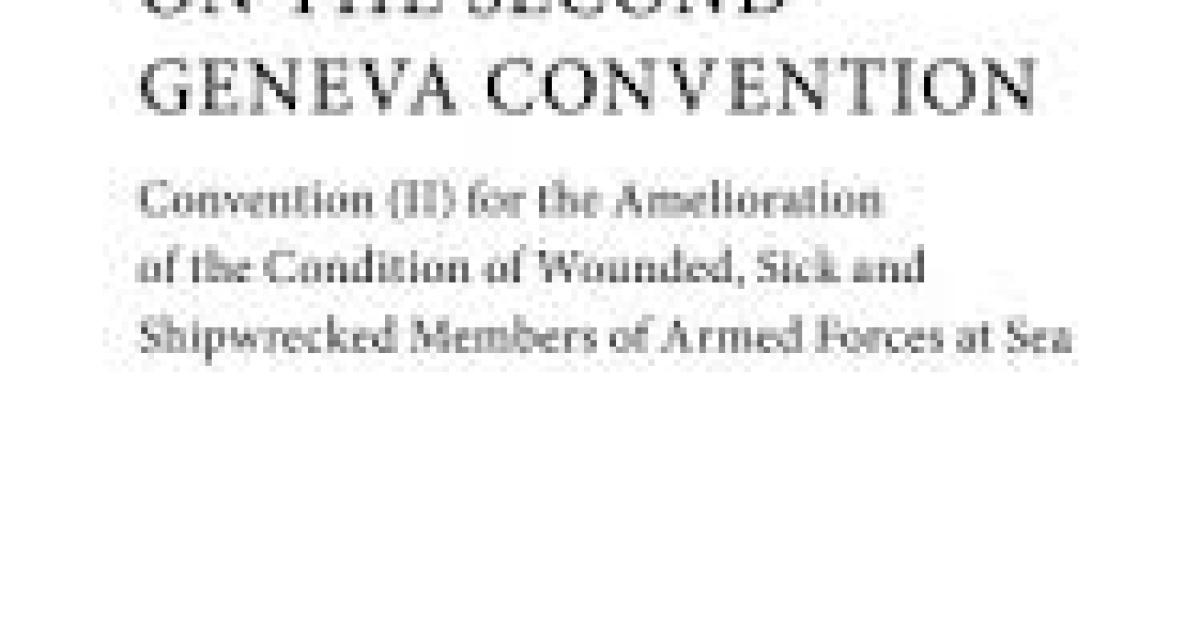 The Geneva Conventions of 12 August 1949 | International Committee of ...