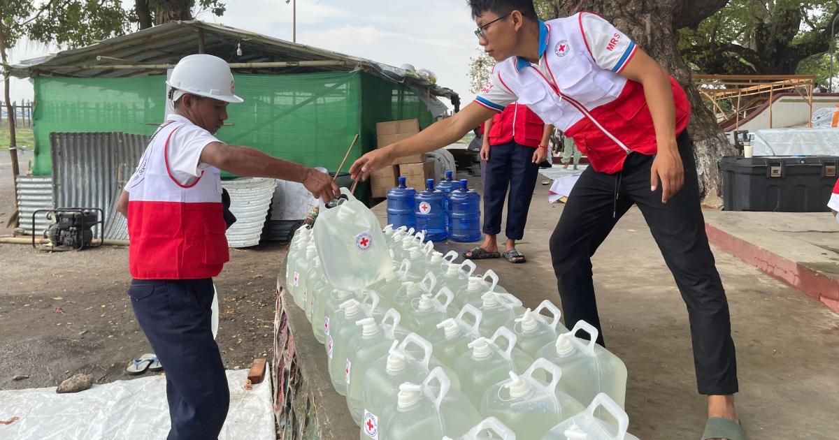 Myanmar: Six months after the earthquake, access to clean water remains ...