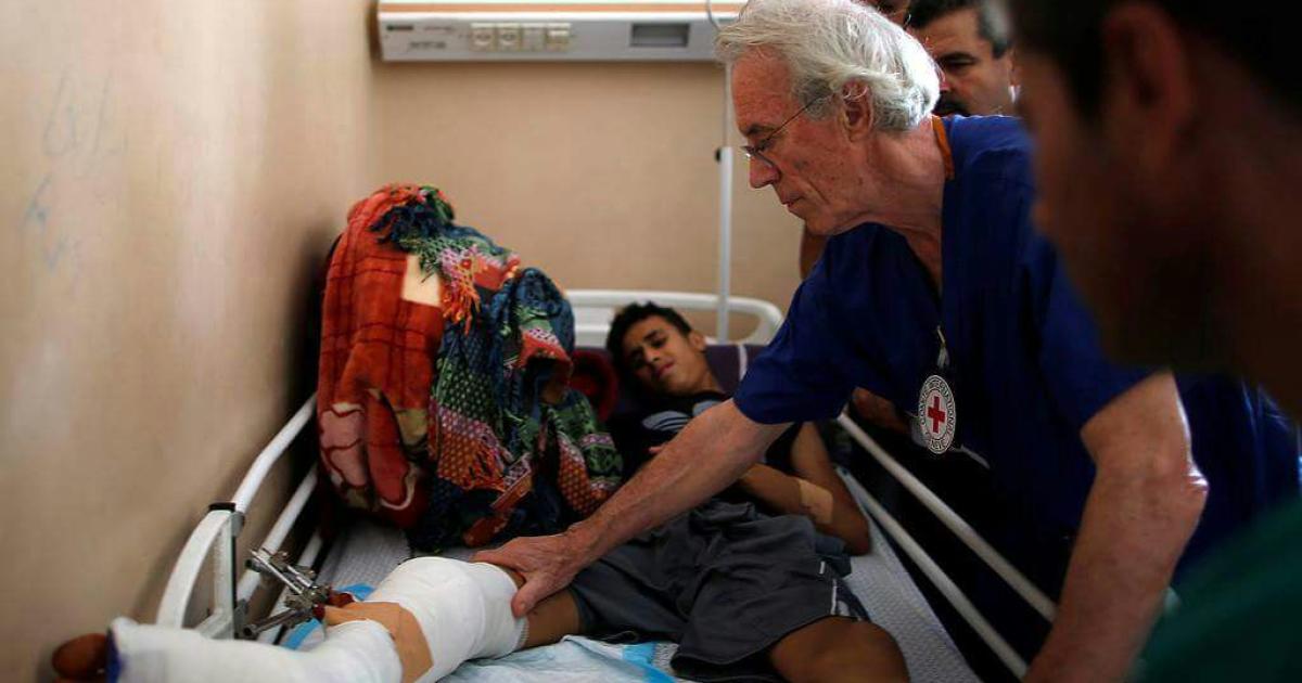 "Trauma surgery is about saving life": British surgeon training medics ...