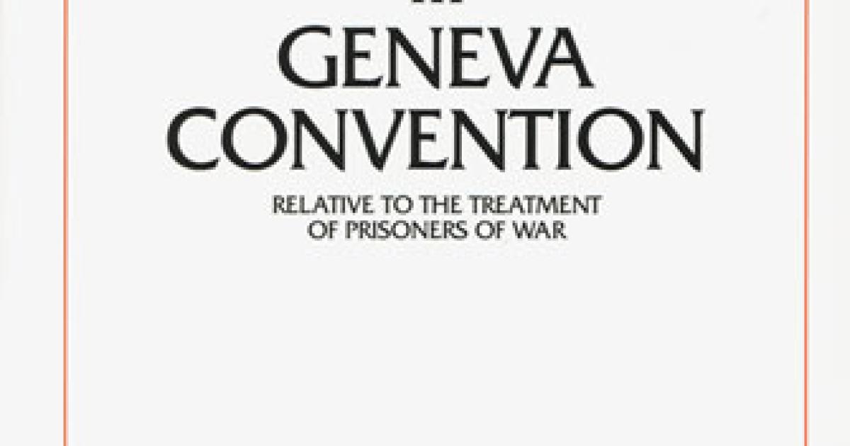 Commentary on the Geneva Conventions of 12 August 1949, Volume III ...