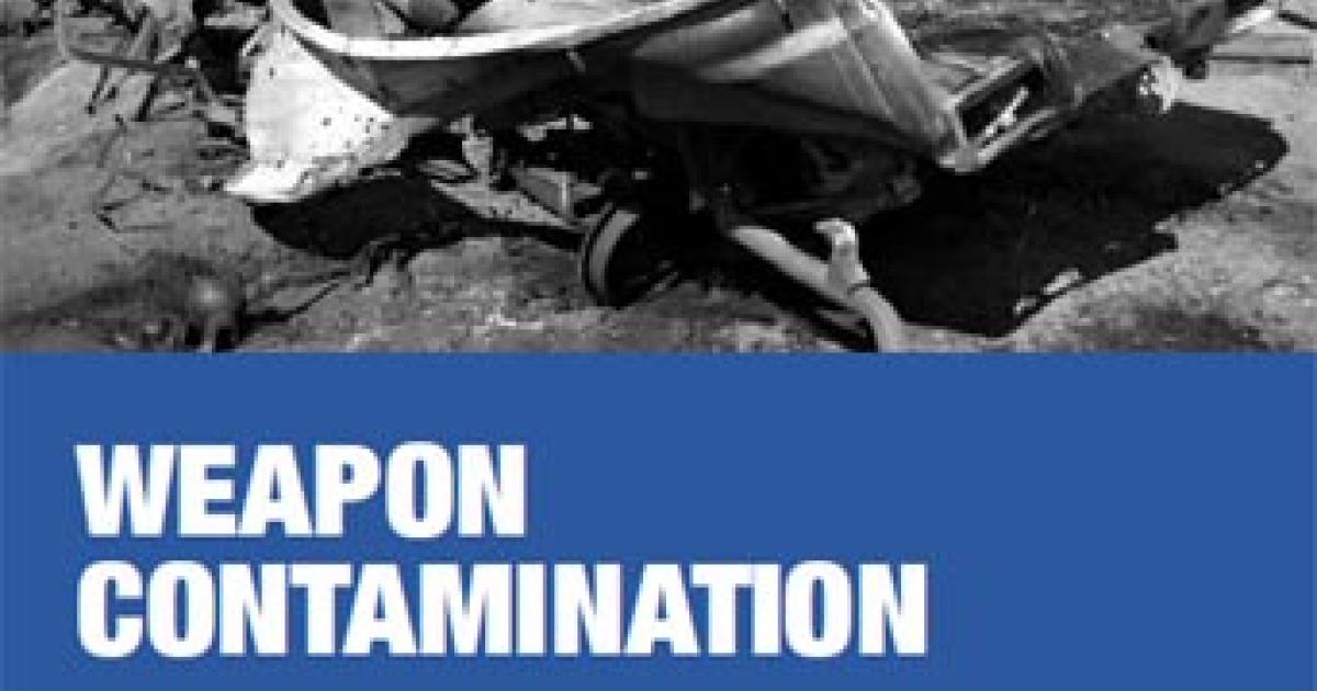 Weapon Contamination | International Committee of the Red Cross