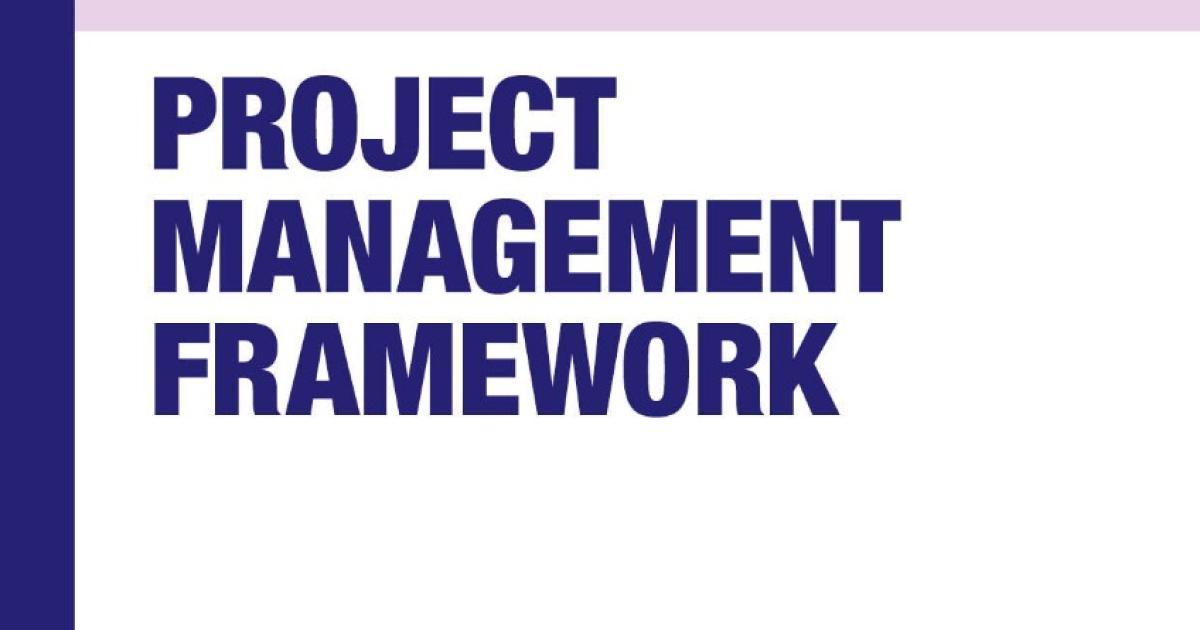 Project Management Framework | International Committee of the Red Cross