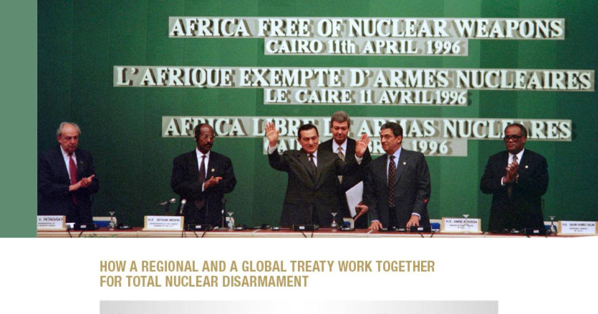 The Pelindaba Treaty and the TPNW | International Committee of the Red ...
