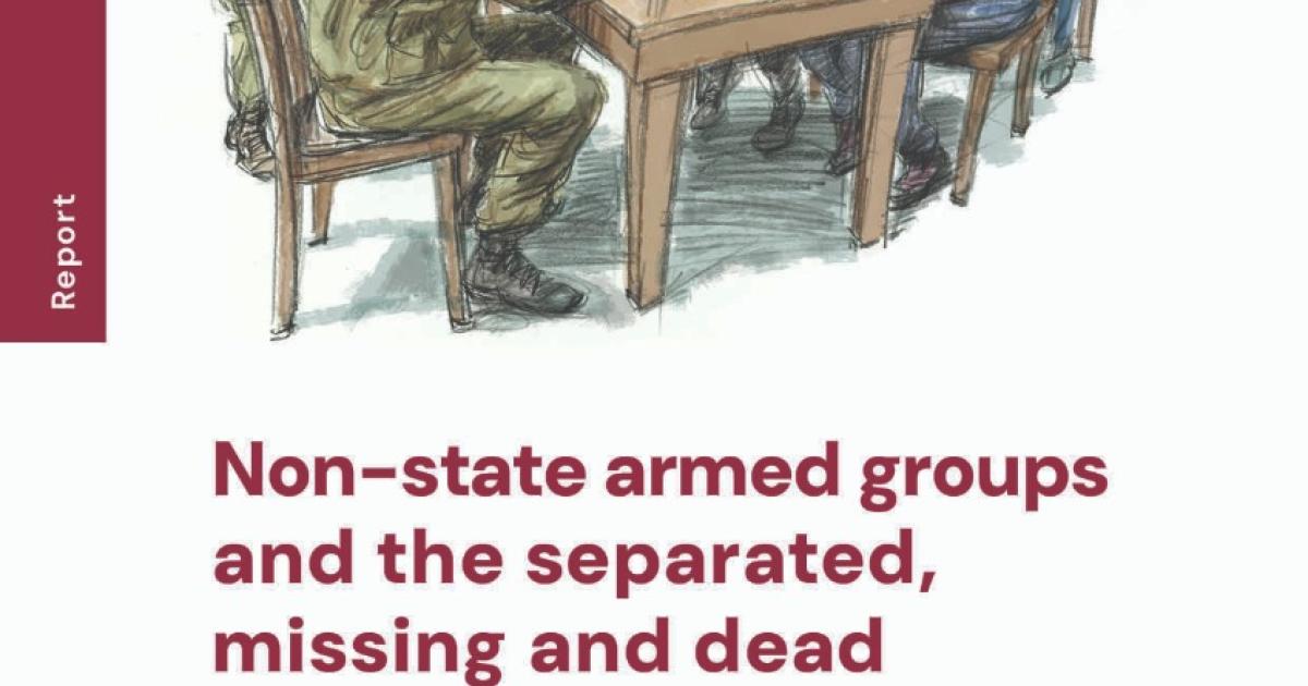 Non-state armed groups and the separated, missing and dead: Obligations ...
