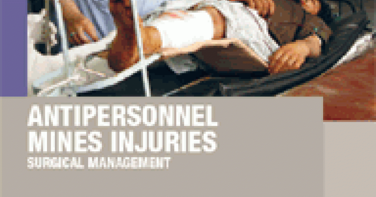 Anti-personnel mine injuries: surgical management | International ...